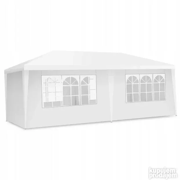 Baštenski paviljon 6x3m vodootporan šator za zabavu - KupujemProdajem
