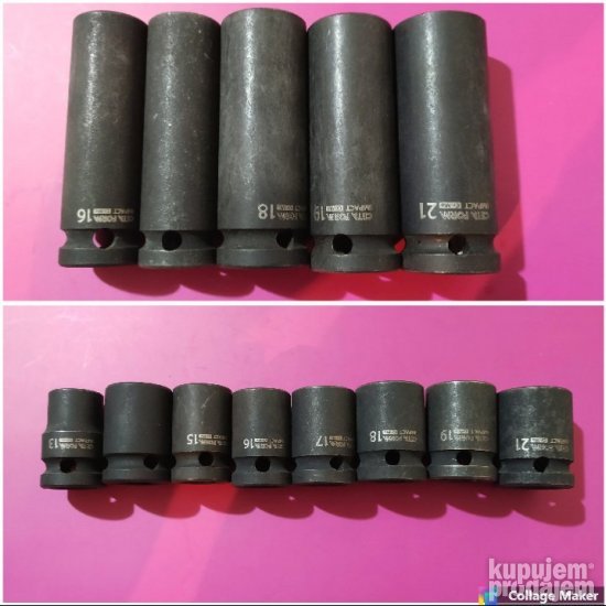 Kovane gedore 1/2 CF (duboke i kratke) na komad - KupujemProdajem