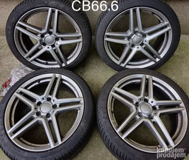 Polovne Alu Felne 18" MERCEDES et48 šifra: 18331 - KupujemProdajem
