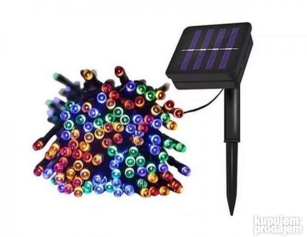 solarne lampice RGB za dekoraciju dvorista - KupujemProdajem
