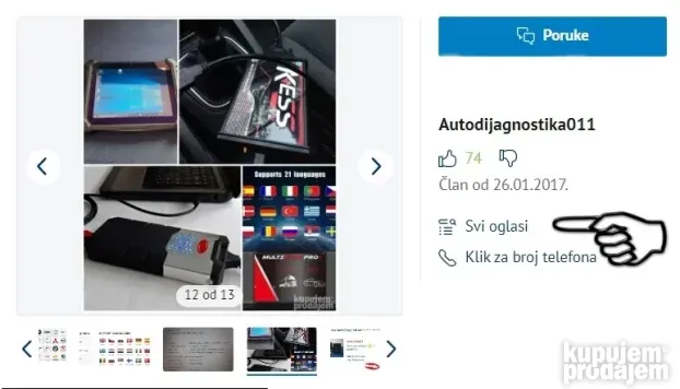 14 Pin OBD Kabal Mercedes Sprinter - KupujemProdajem