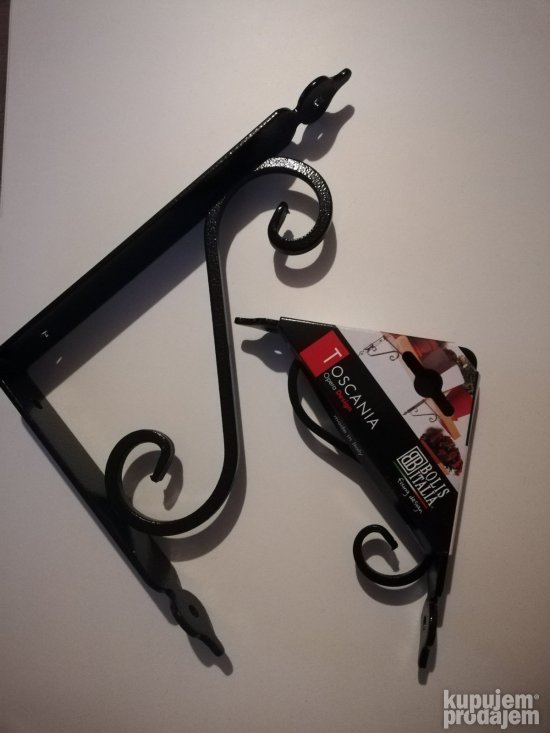 Nosac police rustik Toskana 14cm23cm33cm-okov za namestaj - KupujemProdajem