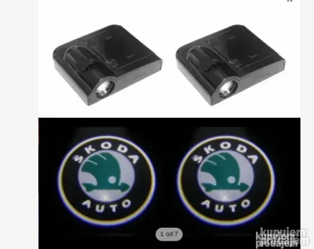 LED logo projektor za vrata Škoda - KupujemProdajem