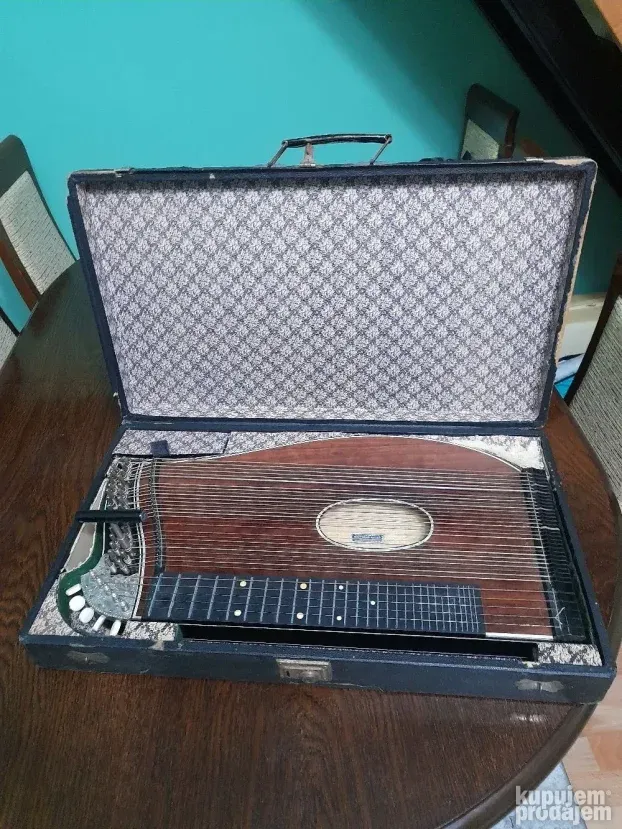 Antika instrument citra harfa Matthaus Bauer Wien 19 vek - KupujemProdajem