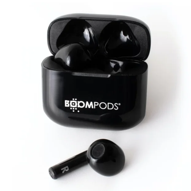 BOOMPODS Compact Buds TWS black - KupujemProdajem