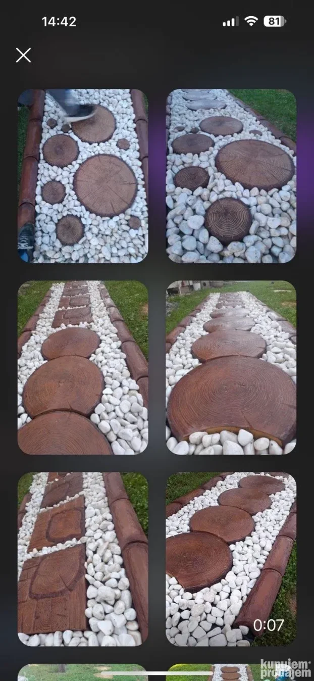 Staze betonske ukrasne za dvoriste - KupujemProdajem