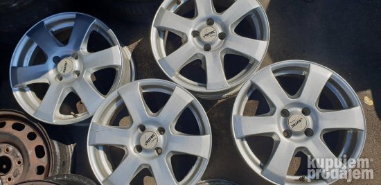 Alu felne 4x100 et42 srednja rupa 57mm.cena 150e.novee. - KupujemProdajem