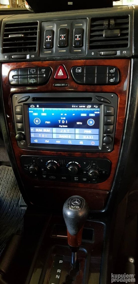 Multimedija V1 Android Mercedes G Class W463 W203 navigacija ...