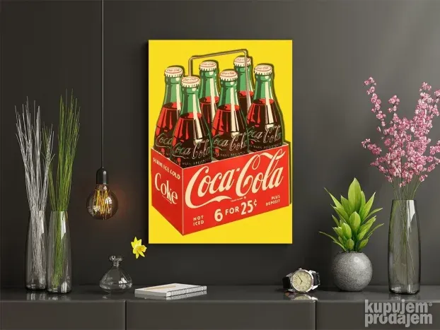 Coca Cola Pack - Retro tabla / slika - Razne dimenzije - KupujemProdajem
