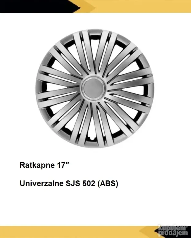 Ratkapne 17 - Univerzalne SJS 502 (ABS) - KupujemProdajem