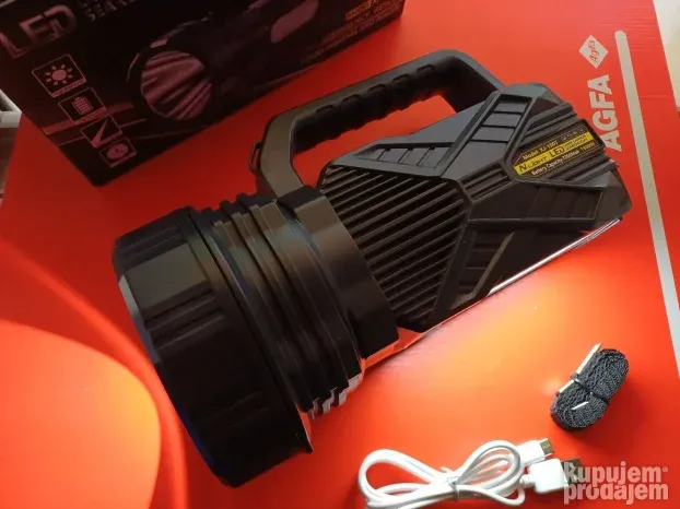 Reflektor ručni sa power bank punjačem i blinkerima - KupujemProdajem