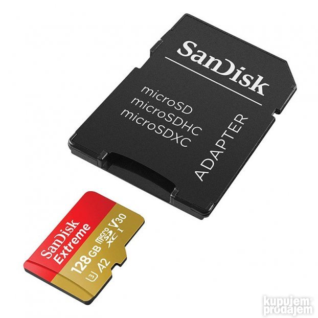 Mem.Kartica SanDisk SDXC Extreme micro Pro Deluxe 128GB 190M ...