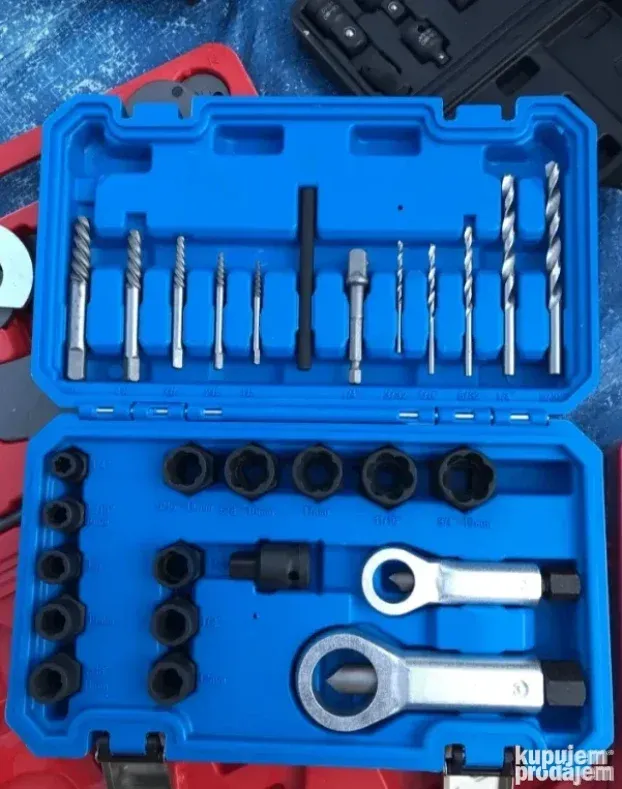 alat za ostecene srafove i matice set sa secivom - KupujemProdajem