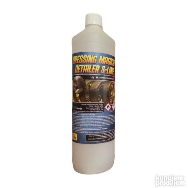 CONDOR Vodootporni Sjaj za Gume i Plastike DRESSING MAGIC 1L ...
