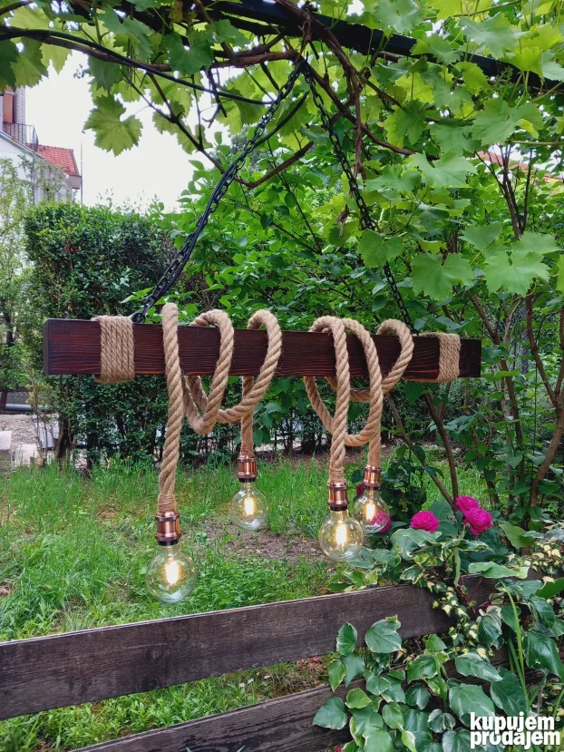 Luster stara greda kanap rustik visilica industrijski stil ...
