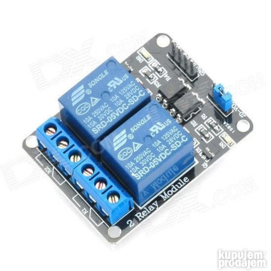 ARDUINO relejni modul / 2 releja typ2 - KupujemProdajem