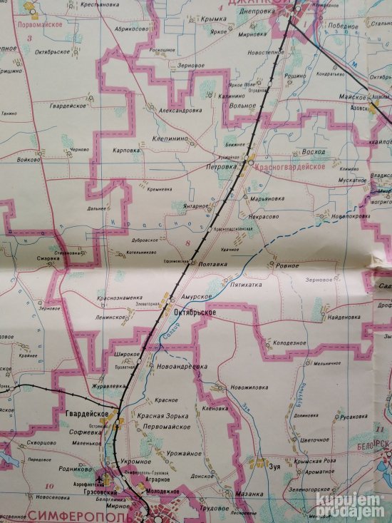 Karta Krima - KupujemProdajem