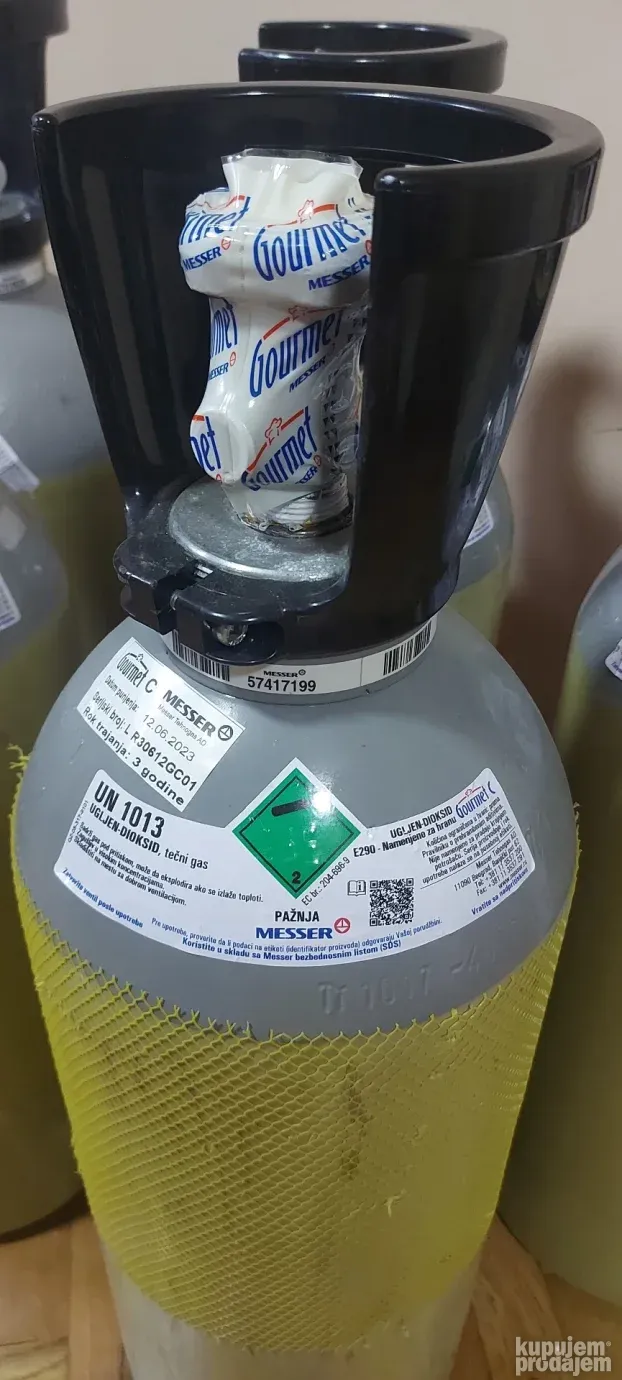 Pune CO2 MESSER boce šankerice 10kg ( 13,5l ) - KupujemProdajem