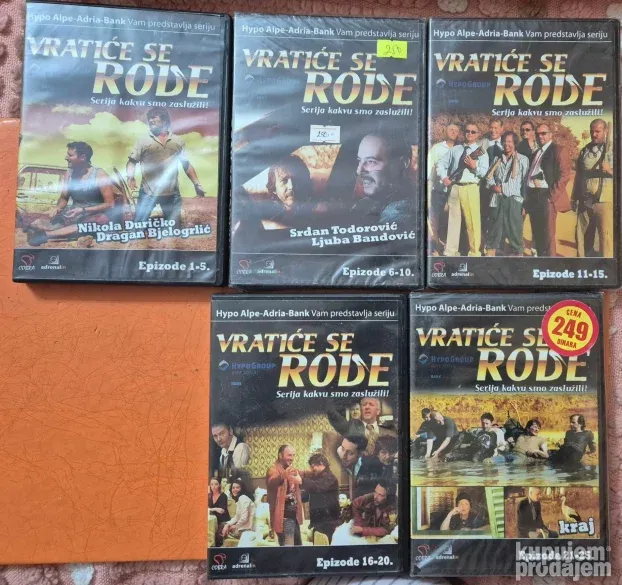 Vratice se rode 5DVD-a 25 epizoda cela serija - KupujemProdajem