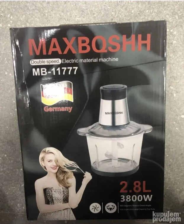 Električni Secko za meso Blender 2,3 L MaxBosch 3000 W - KupujemProdajem