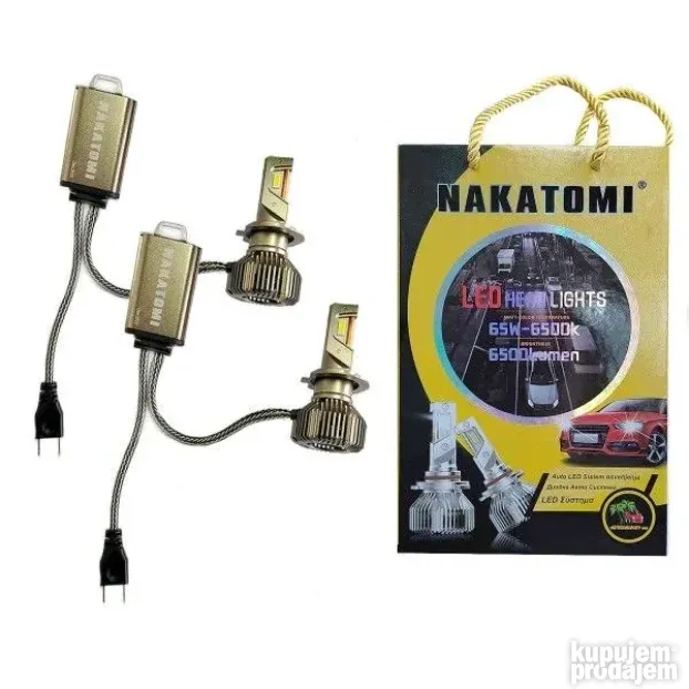 Nakatomi H7 led sijalice - novi model - 65w - KupujemProdajem