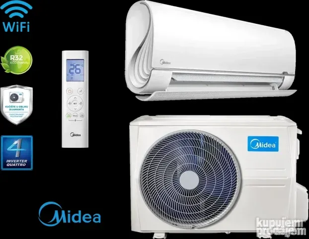 Inverter klime MIDEA - POVOLJNO ! Vec od 46.900 rsd - KupujemProdajem