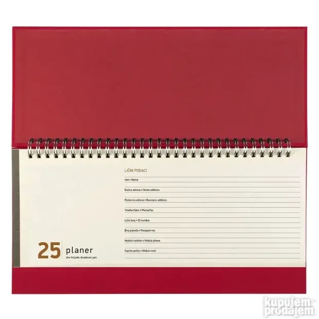 Stoni i džepni planeri i rokovnici 2025. Usluga brendiranja ...