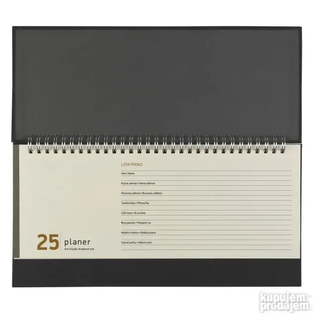 Stoni i džepni planeri i rokovnici 2025. Usluga brendiranja ...