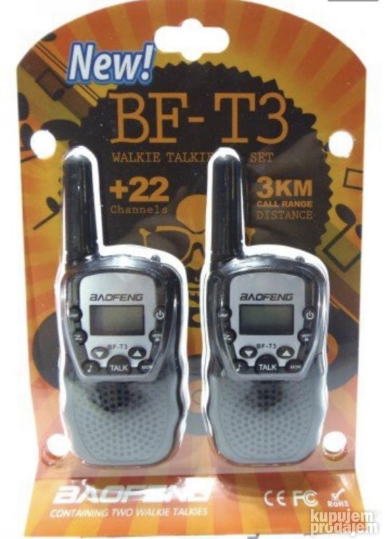 TOKI VOKI toki voki deciji BAOFENG BF-T3 Toki-Voki TOKI VOKI - KupujemProdajem