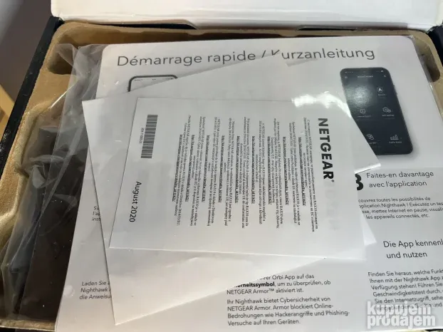 Netgear RAX10 Wi-Fi 6 IEEE 802.11ax Ethernet Wireless Router ...