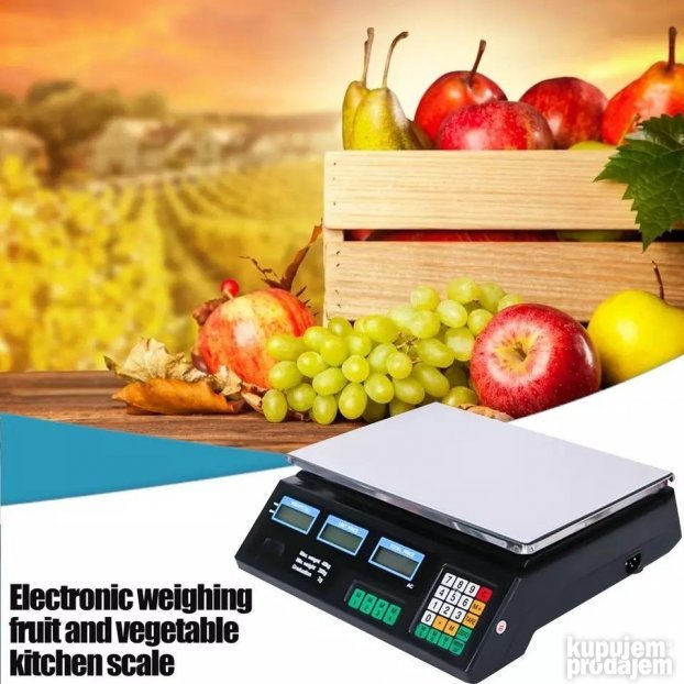 digitalna vaga za pijacu 40kg za merenje namirnica trgovacka - KupujemProdajem