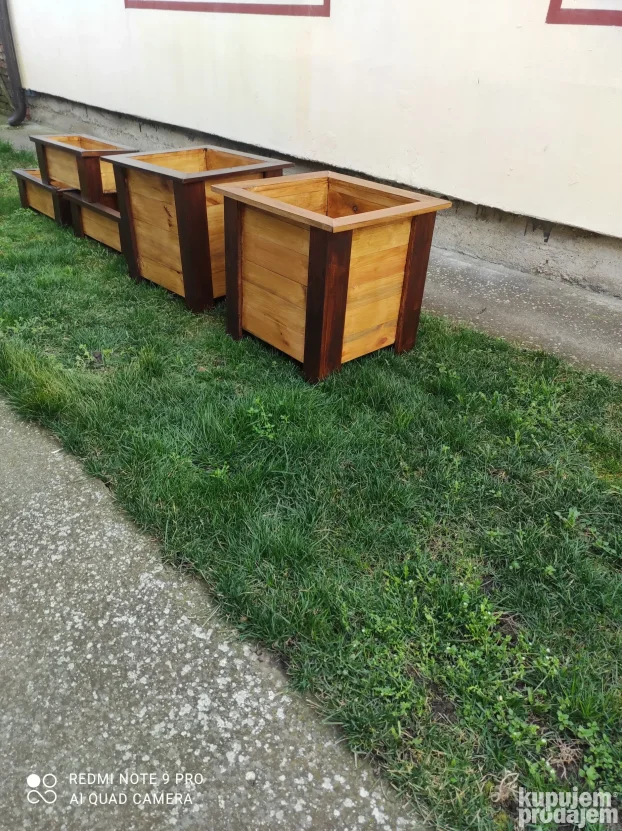 Žardinjere, drvene saksije - KupujemProdajem