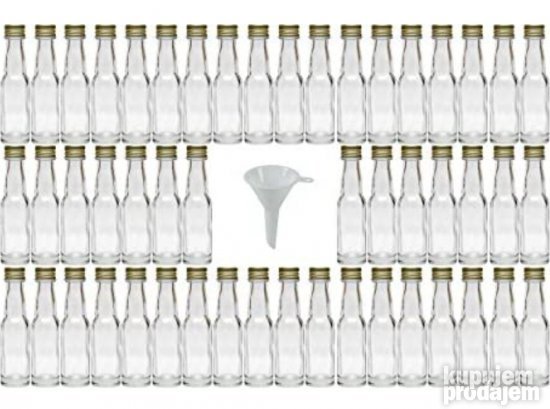 Staklene boce mini 20 ml MIKKEN 20kom - KupujemProdajem