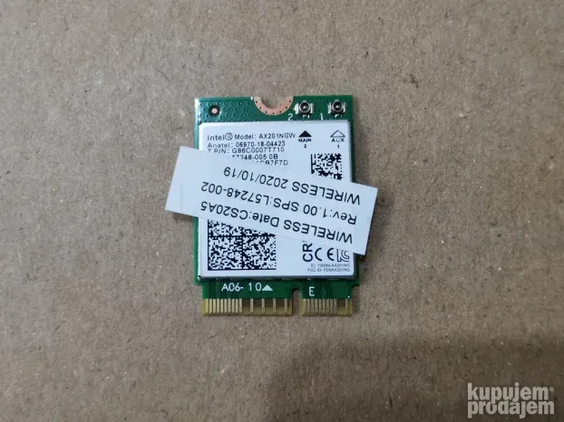 WiFi mrezna kartica AX201NGW za HP EliteBook 840 G7 - KupujemProdajem