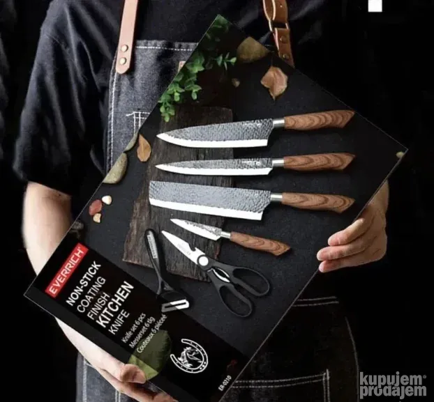 Set nozeva Kuhinjski nozevi Set nozeva makaze ljustilica - KupujemProdajem