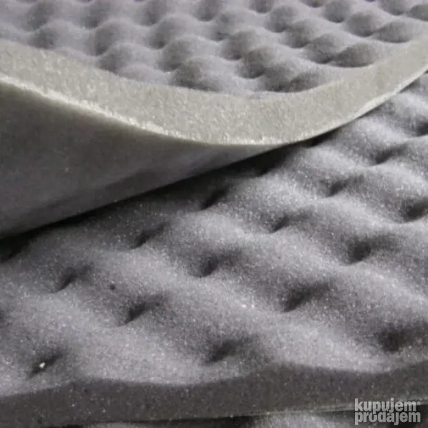 Zvučna izolacija, sundjerasta piramida, 500x500x15mm 2419 - KupujemProdajem