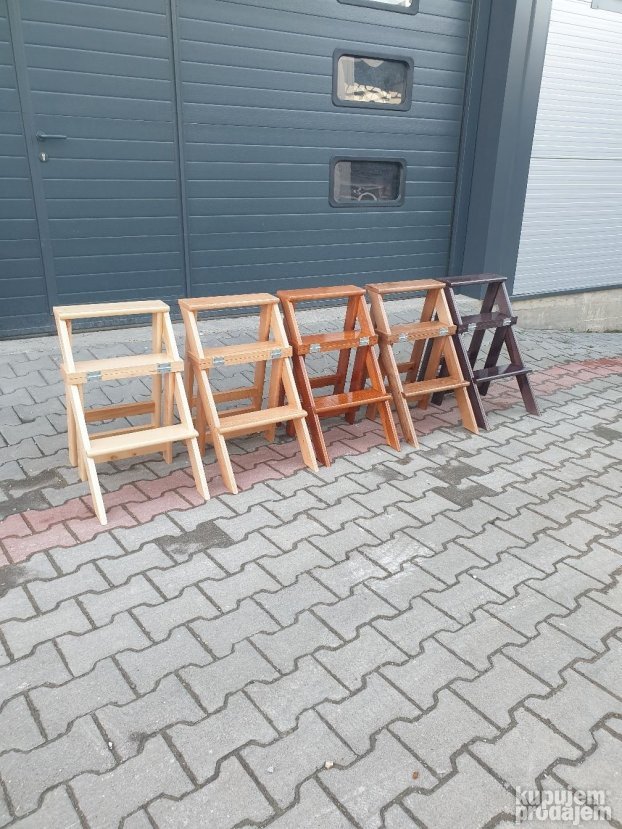 Stolica merdevine tri stepenika bukva - KupujemProdajem