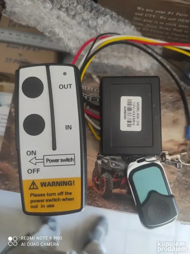 Daljinski za cekrk vitlo slep sluzbe - KupujemProdajem