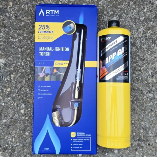 Brener za mapp gas RTM + mapp gas Frostor - KupujemProdajem