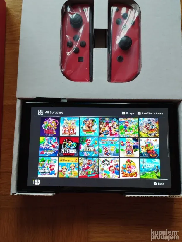 Nintendo Switch OLED NOV 256 +64 GB Mario Čipovan Hakovan - KupujemProdajem