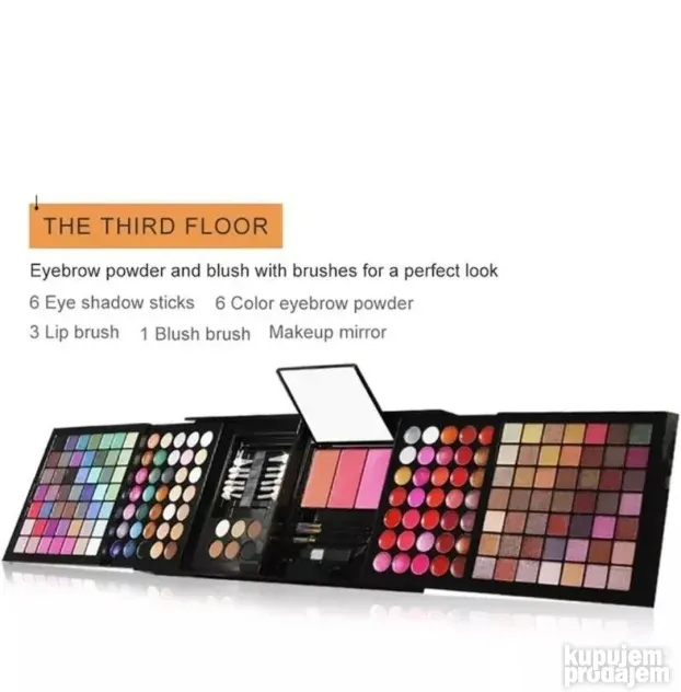 Šminka Paleta sminke 177 delova Kofer sminka - KupujemProdajem