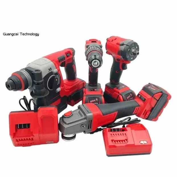 Milwaukee 4u1 Aku Set - 4 Baterije + 2 Punjača - KupujemProdajem