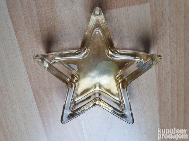 Ukras Zvezda - staklena - deblje staklo - KupujemProdajem