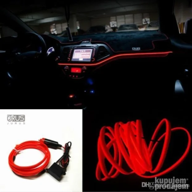 Dekorativna LED traka za auto-3 boje-1m - KupujemProdajem