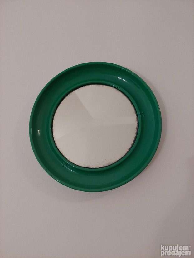 Green Space Age Wall Plastic Mirror PEJAL Ljubljana - KupujemProdajem