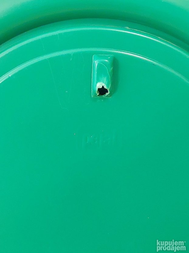 Green Space Age Wall Plastic Mirror PEJAL Ljubljana - KupujemProdajem