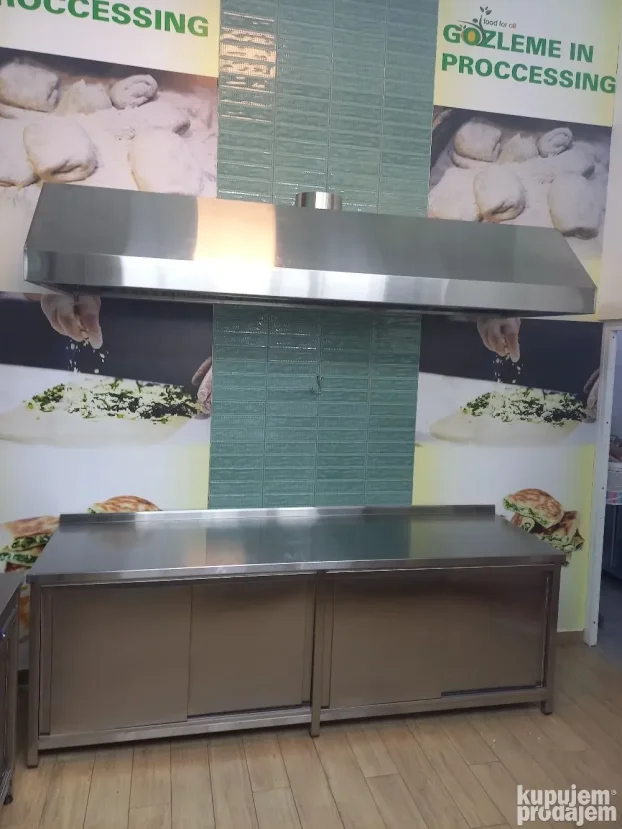 Inox oprema - ( sto, sudopera, hauba, rostilj, panj) - KupujemProdajem