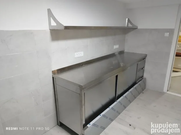 Inox oprema - ( sto, sudopera, hauba, rostilj, panj) - KupujemProdajem