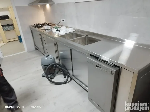 Inox oprema - ( sto, sudopera, hauba, rostilj, panj) - KupujemProdajem