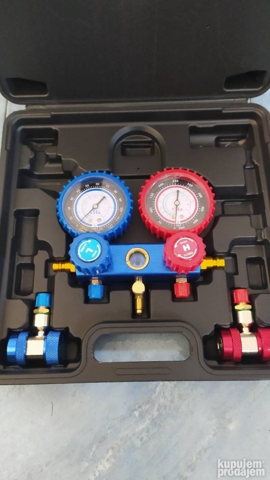Set alata sa klime, manometri i creva za punjenje klime - KupujemProdajem